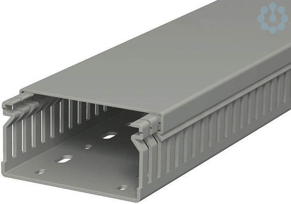 Verdrahtungskanal 40x80mm steingrau 2000mm mit Bodenlochung online ...