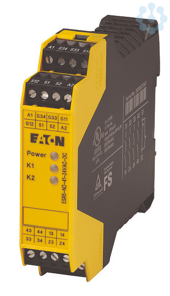 Sicherheitsrelais 24V AC/DC NOT-AUS 4Ausg./1Meldekontakt online kaufen ...